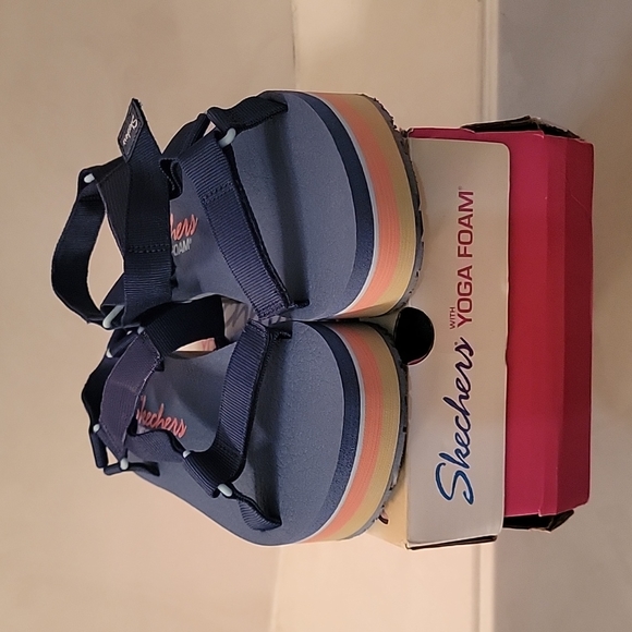 Skechers | Shoes | Skechers Yoga Foam Sandals | Poshmark